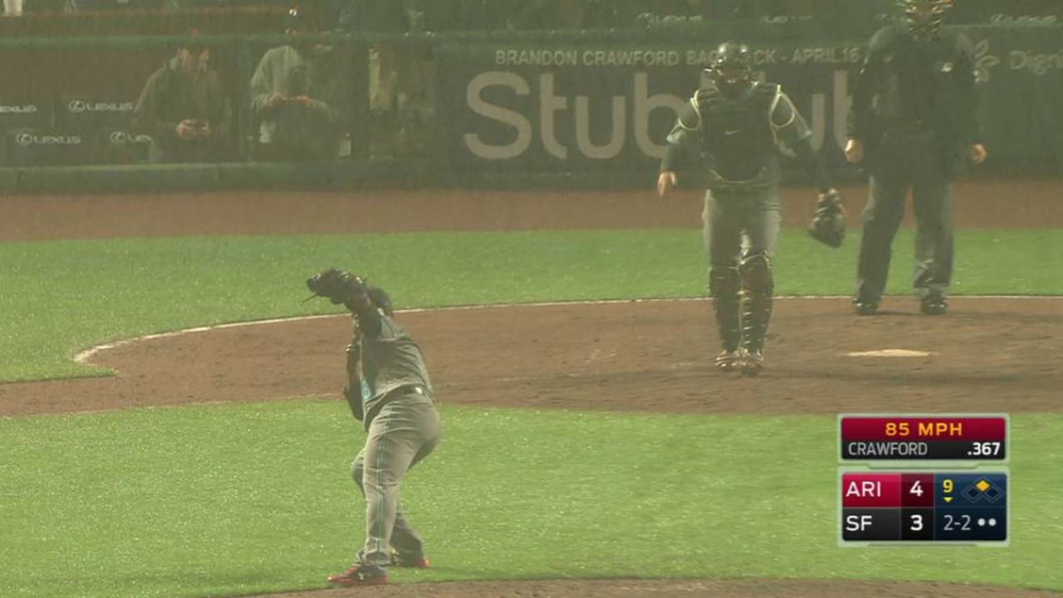 ARI@SF: Rodney locks down the win for the D-backs | 04/11/2017 | MLB.com