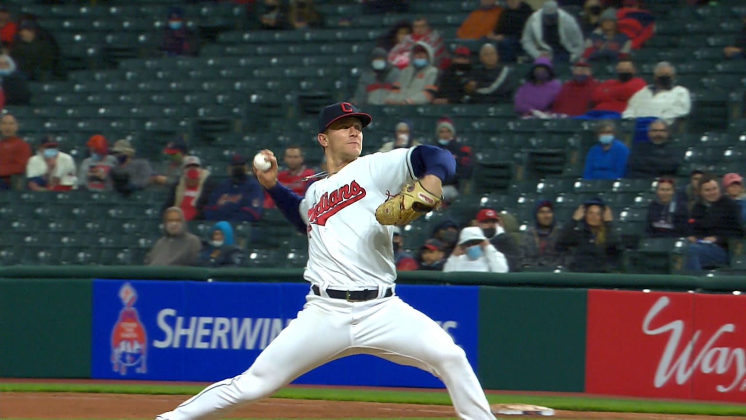 Zach Plesac whiffs seven over eight scoreless innings | 05/07/2021 ...