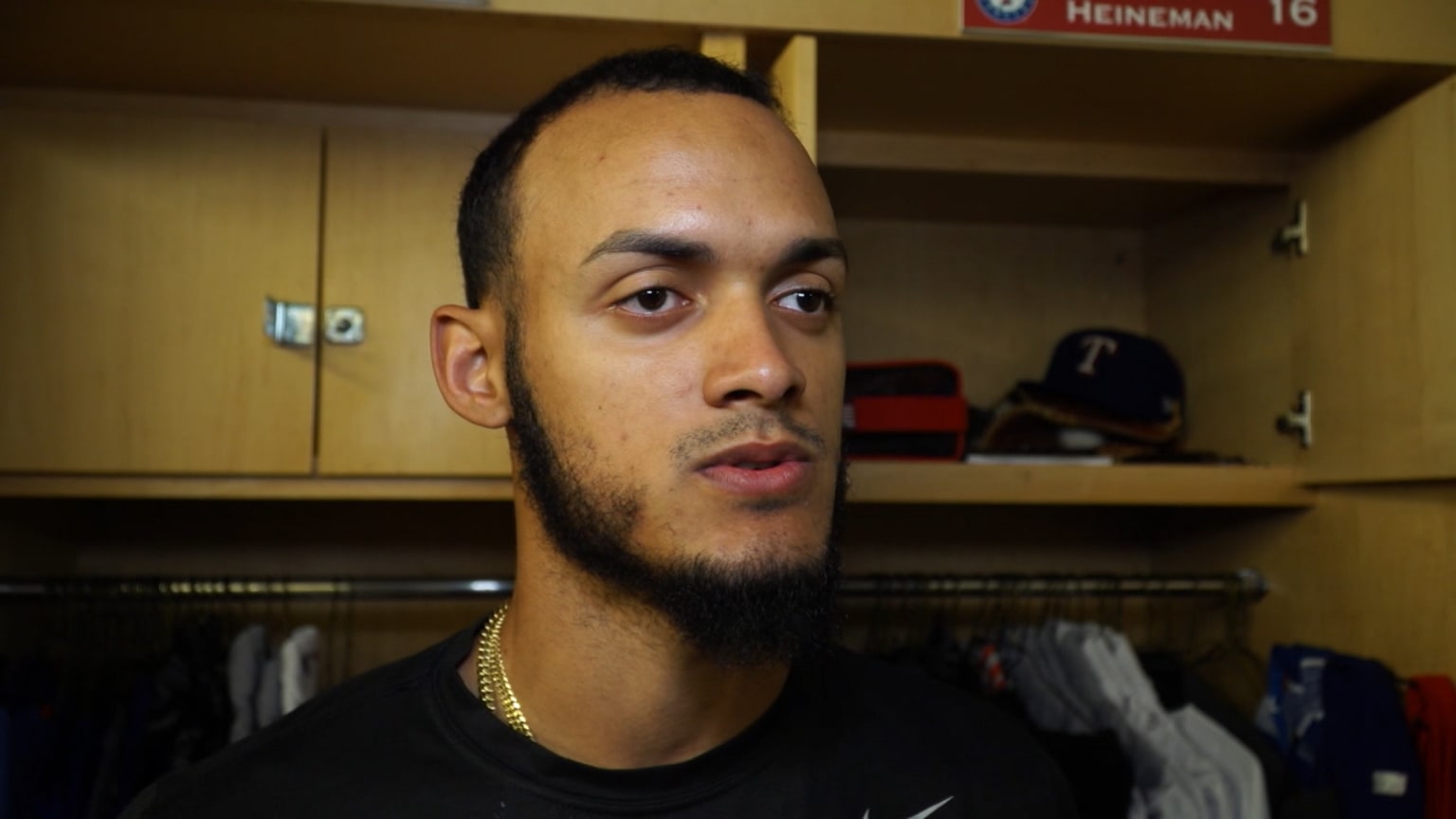 Jonathan Hernandez on his role with the Rangers | 02/22/2020 | Tampa ...