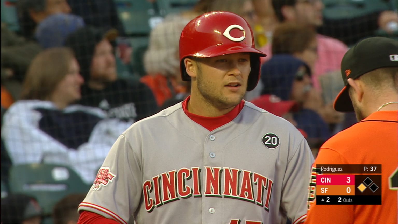 CIN@SF: Senzel launches 2-run triple to center field | 05/10/2019 ...