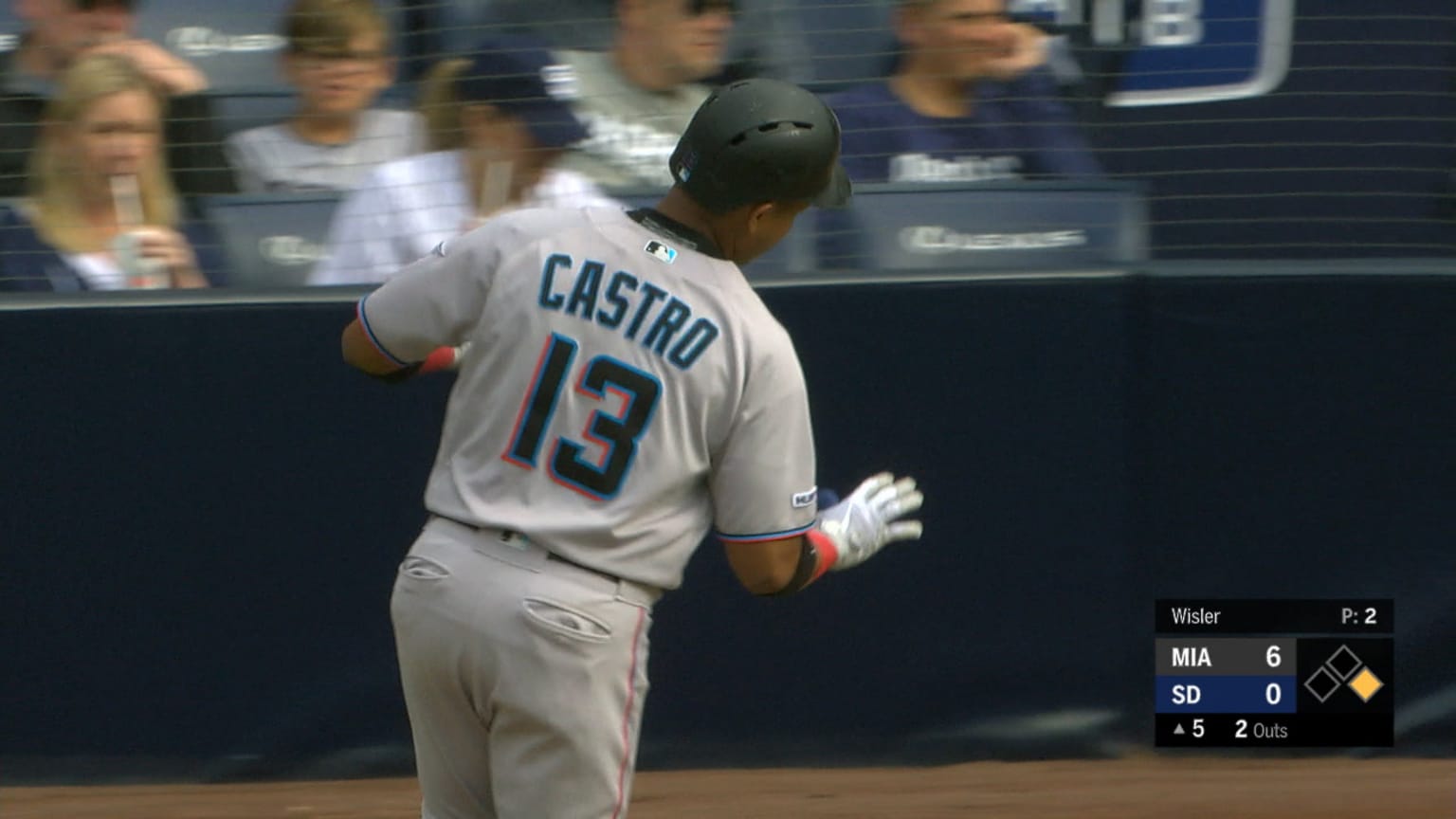 MIA@SD: Castro plates Cooper on a sacrifice fly | 06/02/2019 | Miami ...
