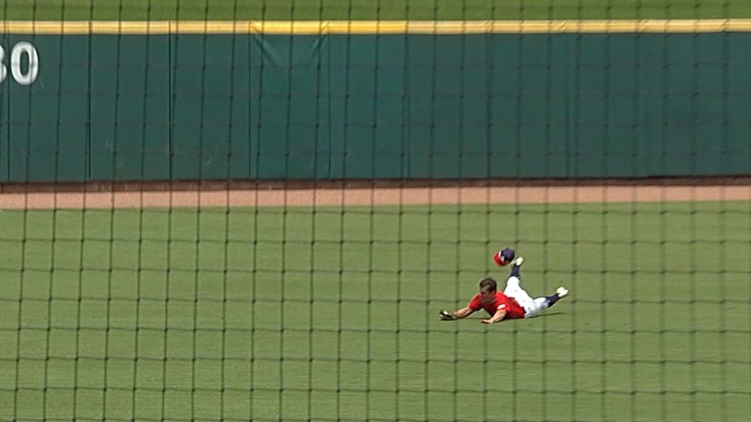 BRAVE@UNITED: Colin Barber with a nice catch in left | 06/23/2018 | MLB.com
