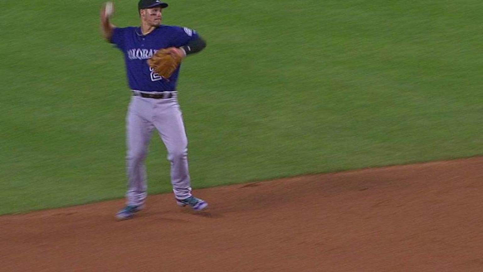 COL@ARI: Arenado makes a great spinning throw | 04/06/2016 | Colorado ...
