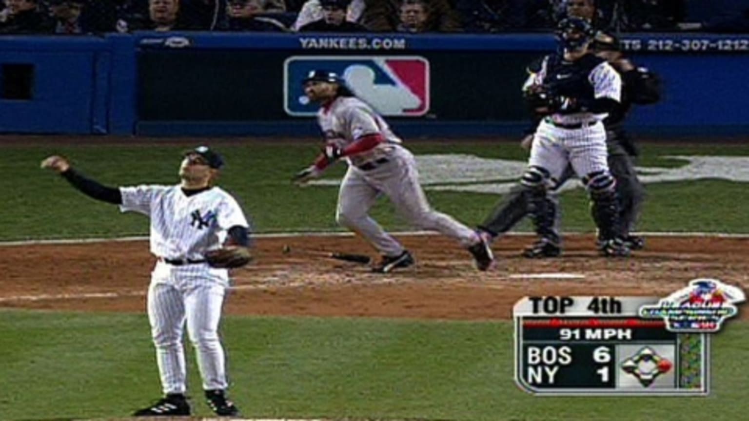 Damon's two-run homer off Vazquez in Game 7 | 10/20/2004 | Boston Red Sox