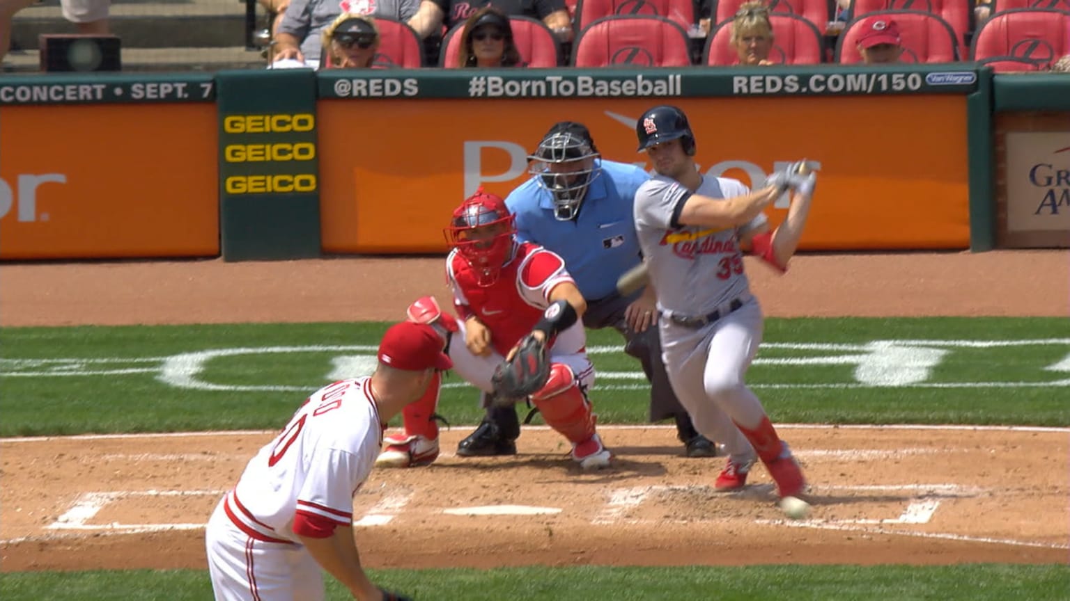 Thomas' run-scoring single | 08/18/2019 | St. Louis Cardinals
