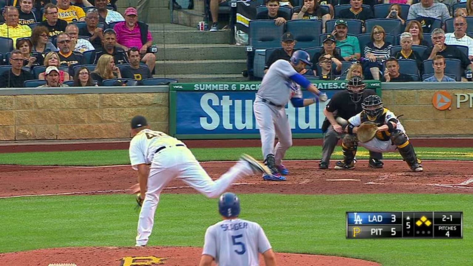 LAD@PIT: Adrian cuts the deficit with a sacrifice fly | 06/24/2016 ...