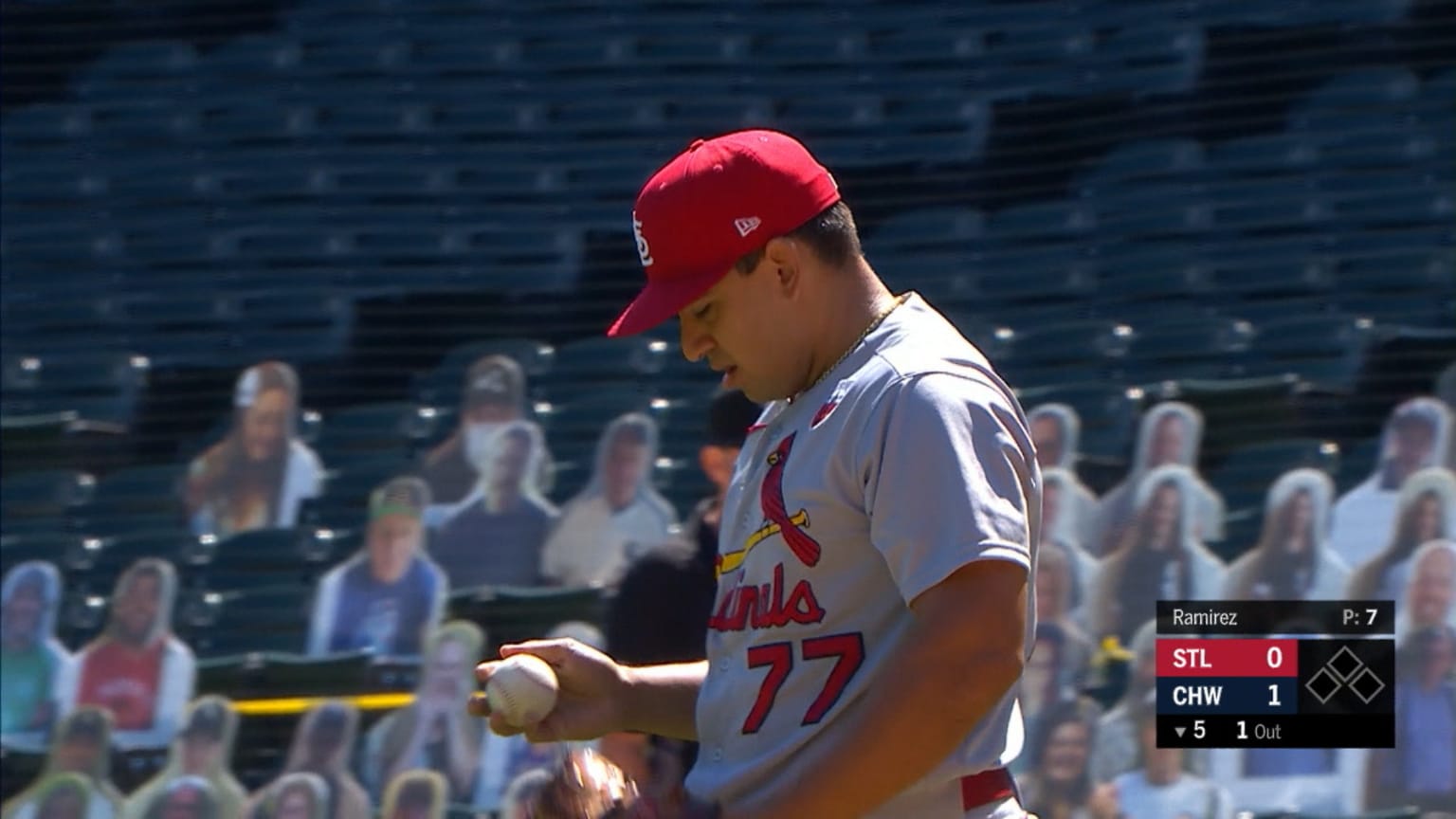 Roel Ramirez whiffs Robert for first MLB strikeout | 08/16/2020 ...