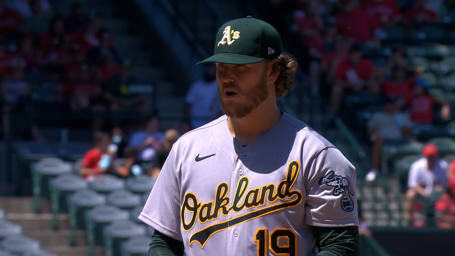 Cole Irvin fans six in 6 1/3 innings against Angels | 07/31/2021 ...