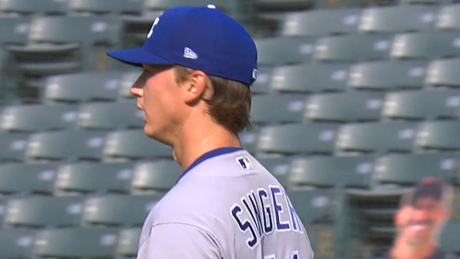Brady Singer fans Reyes for first MLB strikeout | 07/25/2020 | Kansas ...