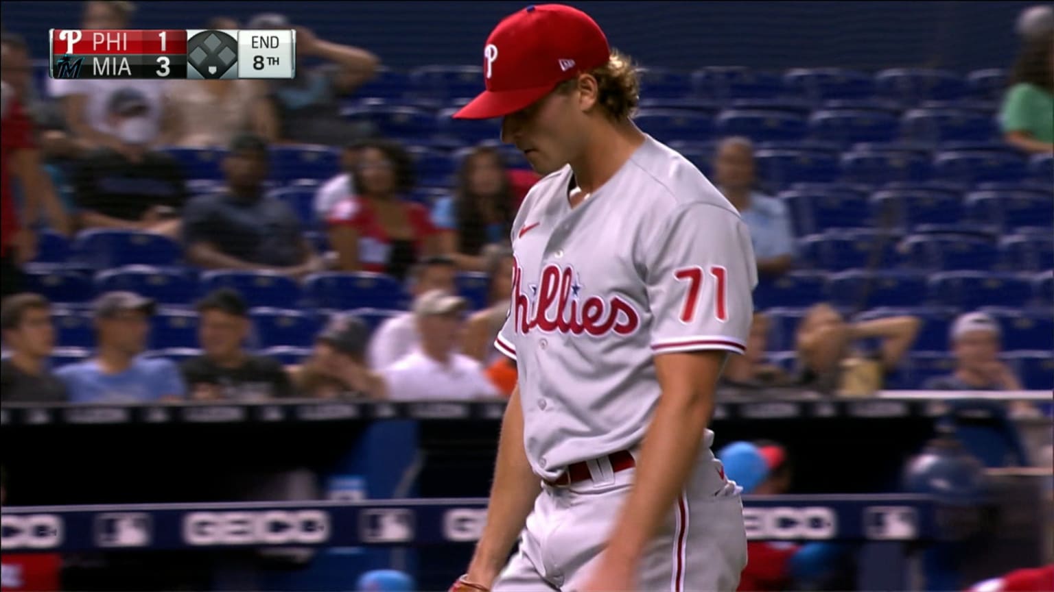 Kyle Dohy records his first strikeout in the Majors | 10/02/2021 | Los ...