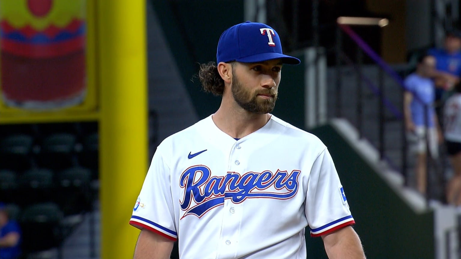 Charlie Culberson pitches 9th inning vs. Astros | 06/15/2022 | Texas ...