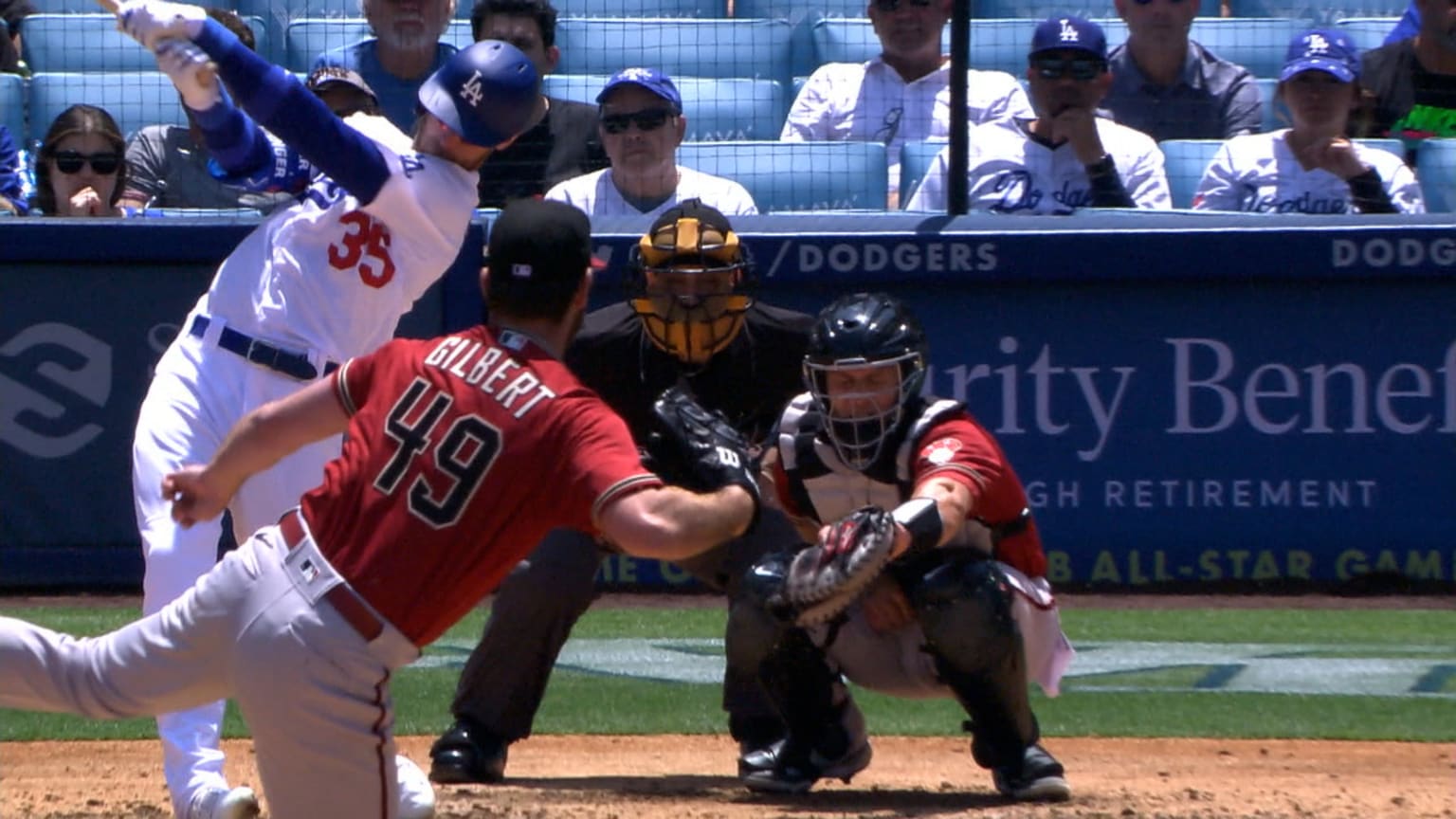 Tyler Gilbert strikes out six against Dodgers | 05/17/2022 | Arizona ...