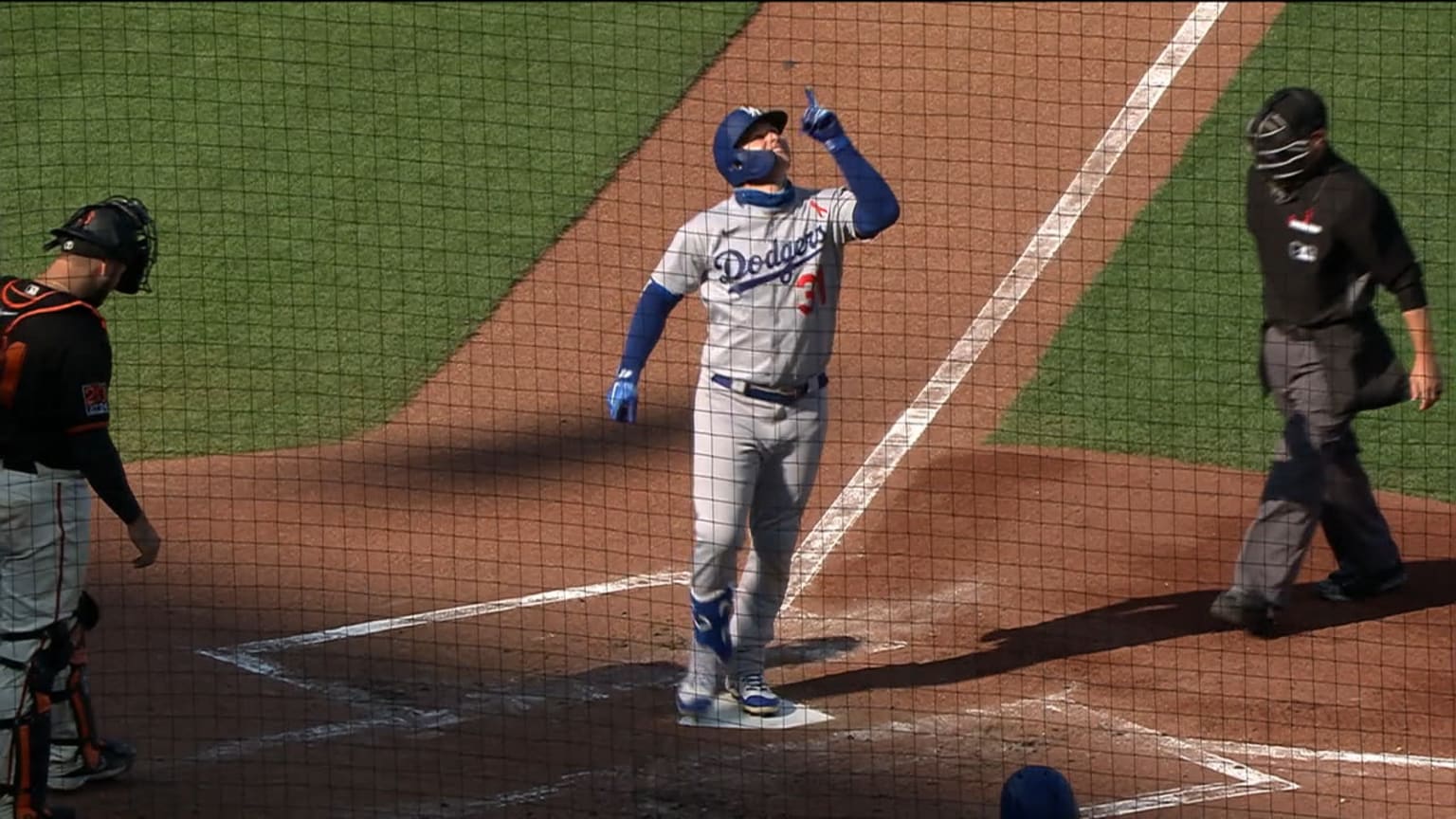 Joc Pederson belts a solo home run to center field | 08/27/2020 | San ...