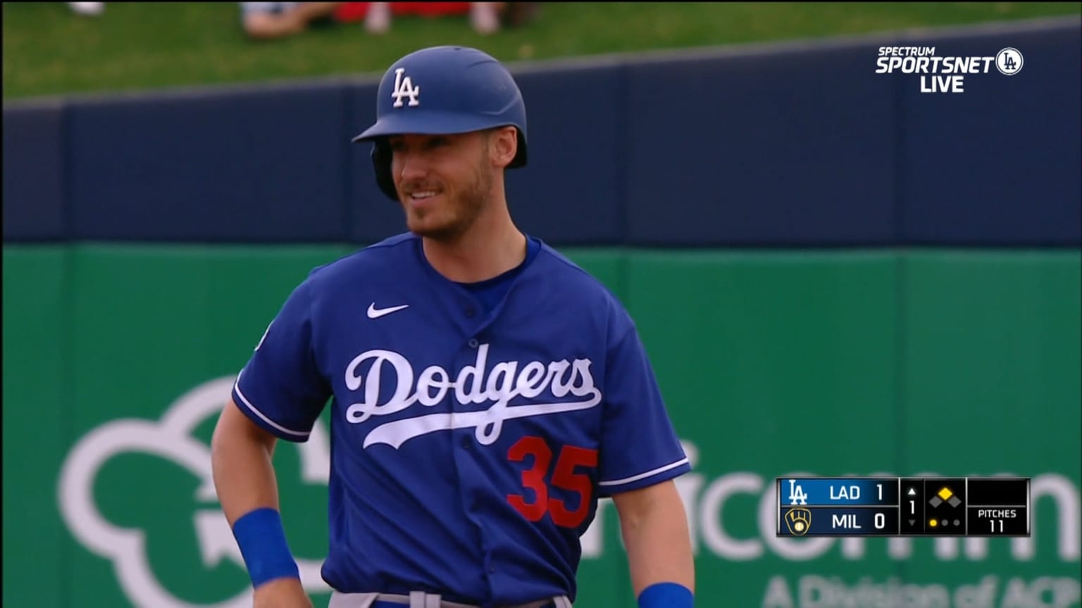 Cody Bellinger hits an RBI double to left-center | 02/28/2020 | Toronto ...