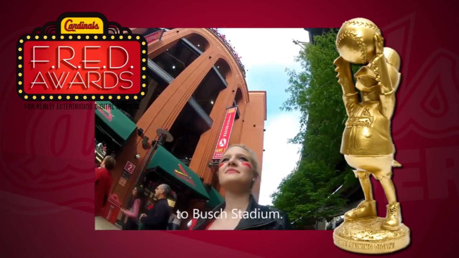 Cards fan Eva Herling wins FRED Award | 06/07/2016 | St. Louis Cardinals