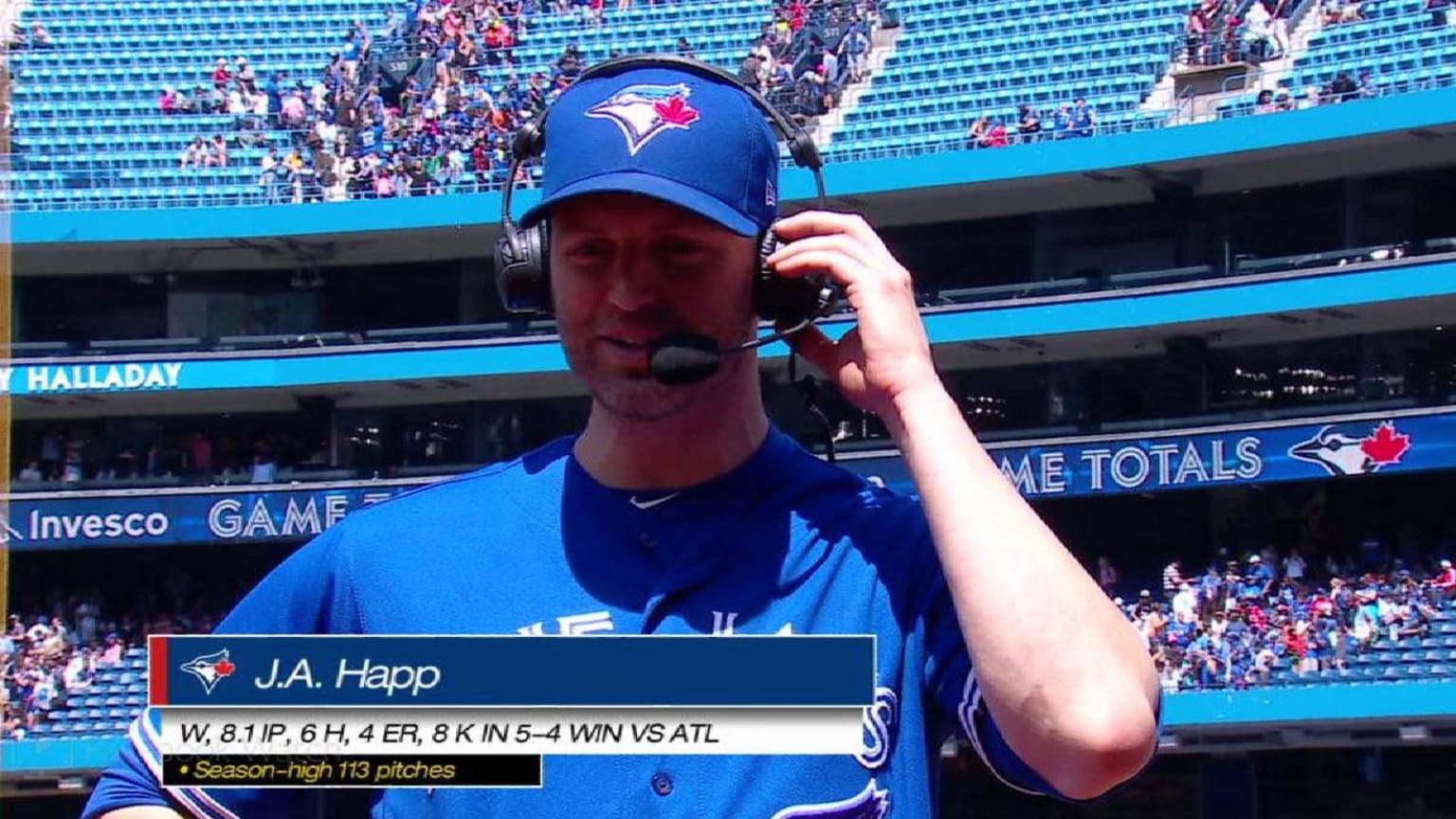 ATL@TOR: Happ on start, importance of tossing strikes | 06/20/2018 ...