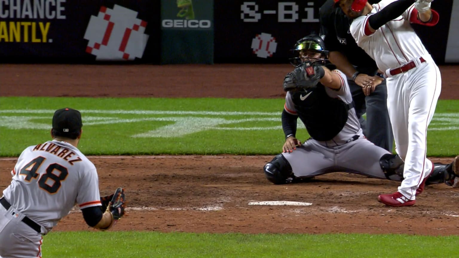 Albert Almora Jr. adds an insurance run for the Reds | 05/27/2022 ...