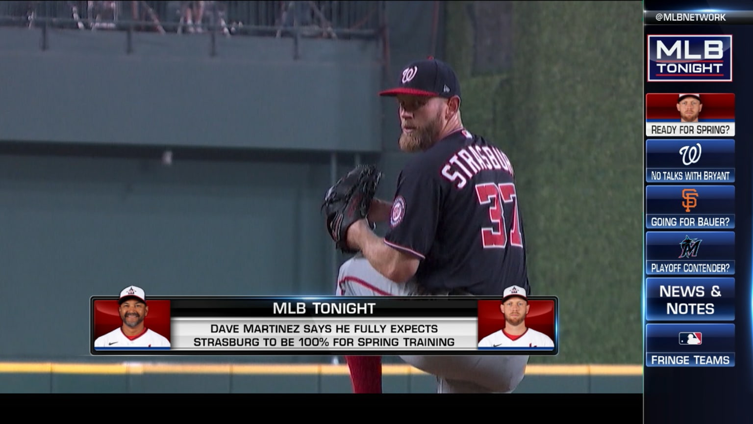 MLB Tonight talks Stephen Strasburg, Nats' rotation | 12/15/2020 ...