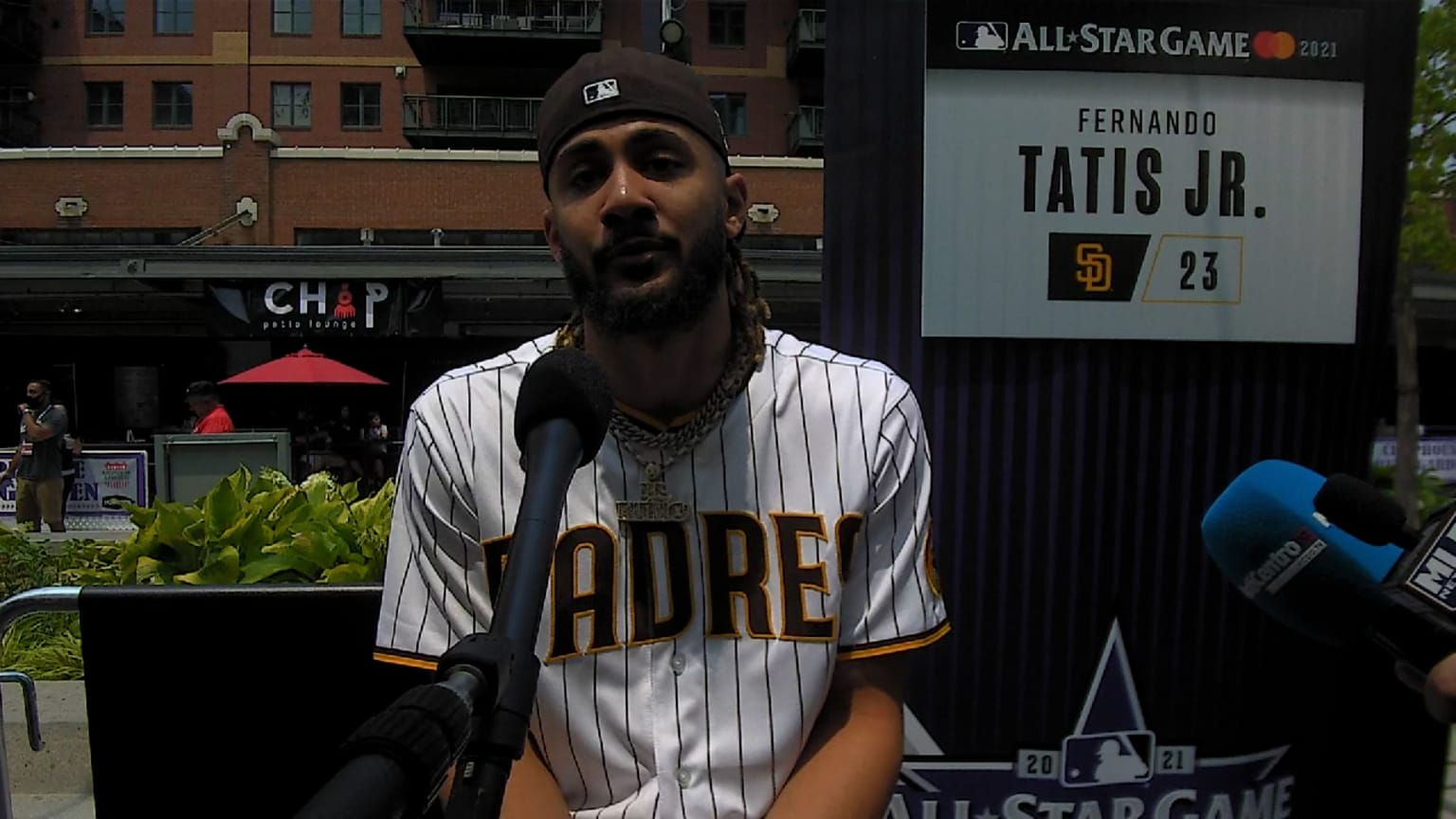 Fernando Tatis Jr. on face of baseball, Vlad Jr. | 07/12/2021 | San ...