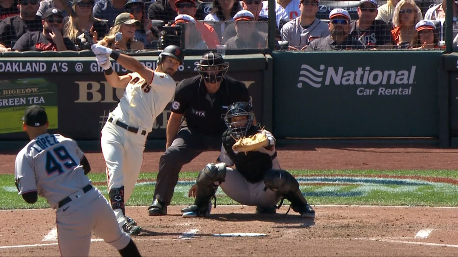 Steven Duggar lifts an RBI double to left field | 04/09/2022 | San ...