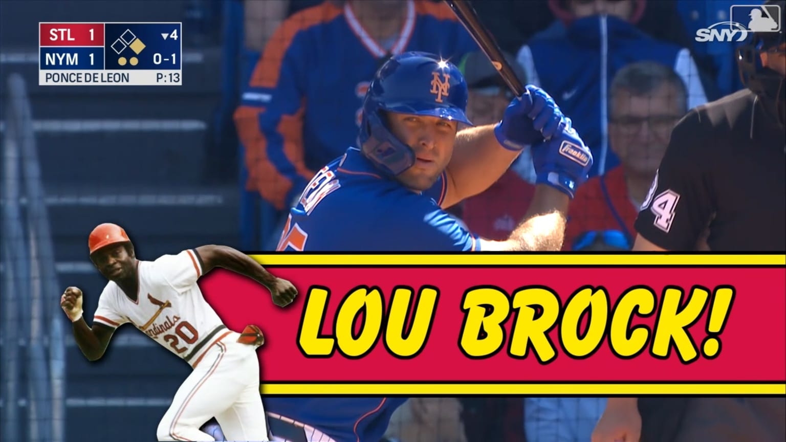 SNY booth has fun with Keith Hernandez on Lou Brock | 02/28/2020 | New ...
