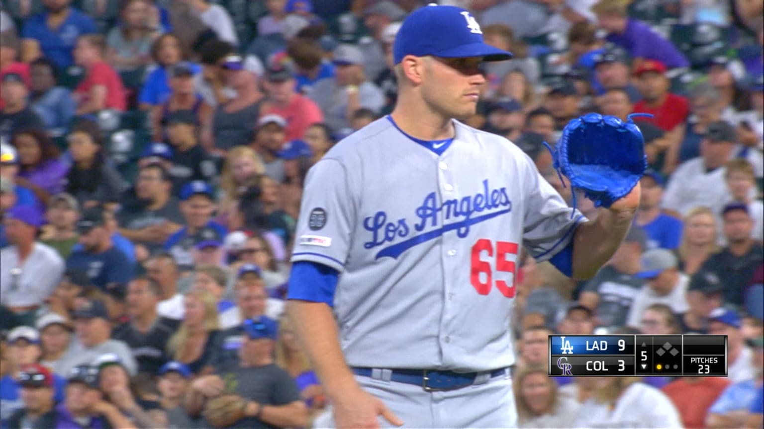 LAD@COL: Sadler K's Story swinging in the 5th inning | 07/30/2019 | Los ...