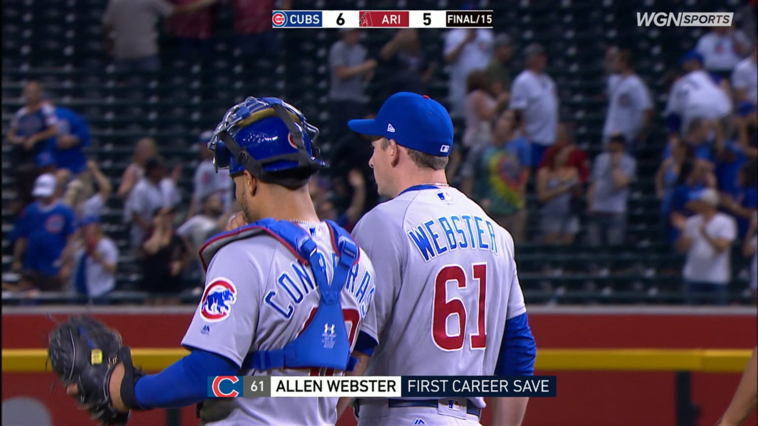 CHC@ARI: Webster retires Ahmed to earn the save | 04/28/2019 | Chicago Cubs
