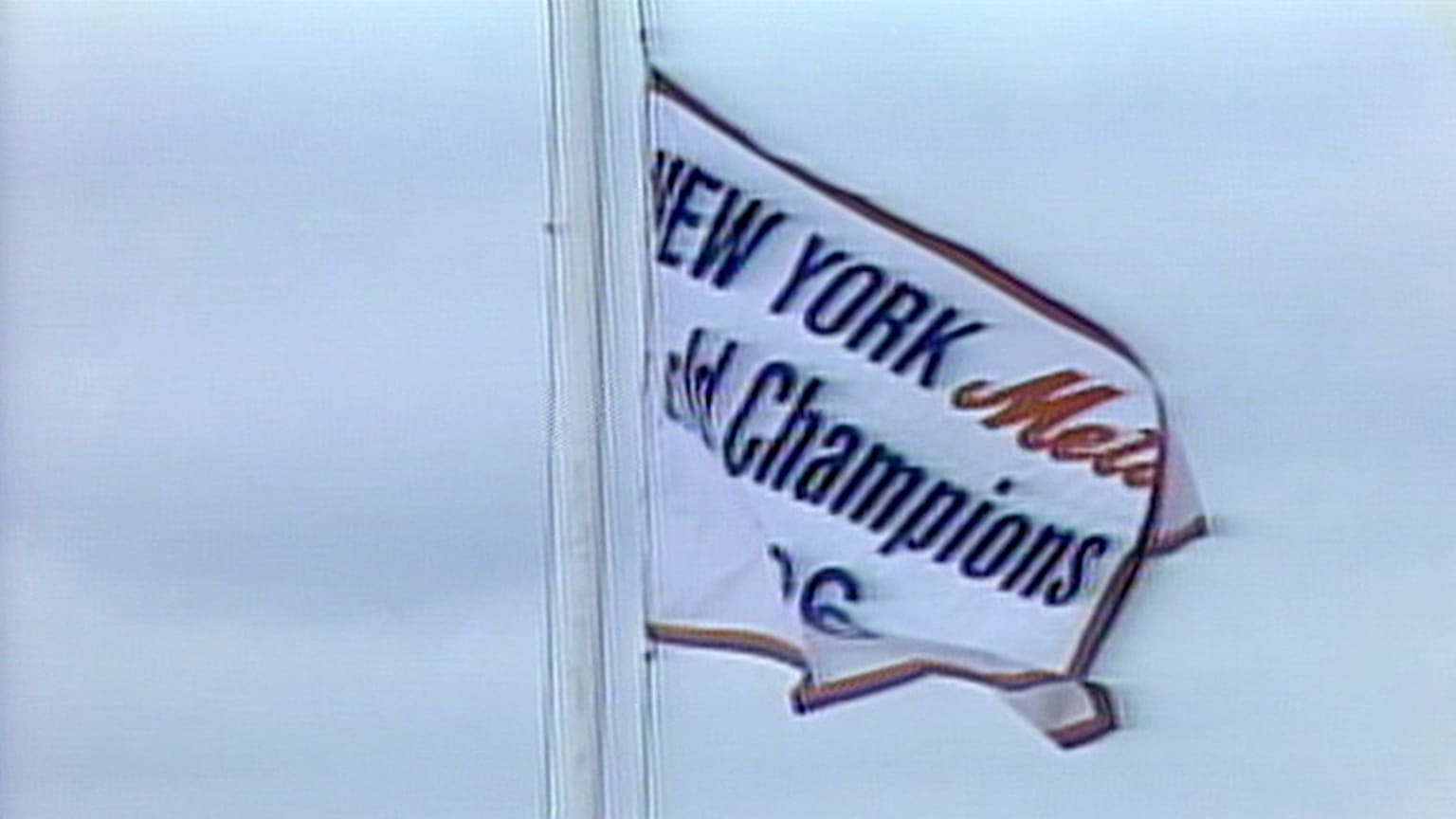 Mets raises 1986 World Series banner | 04/07/1987 | New York Mets