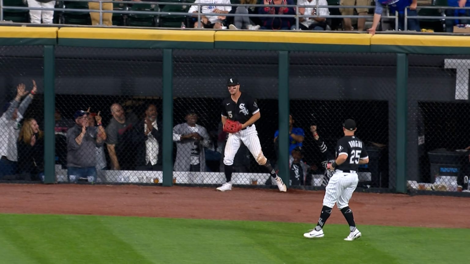 Adam Engel leap, takes a homer away from Contreras | 05/28/2022 | MLB.com