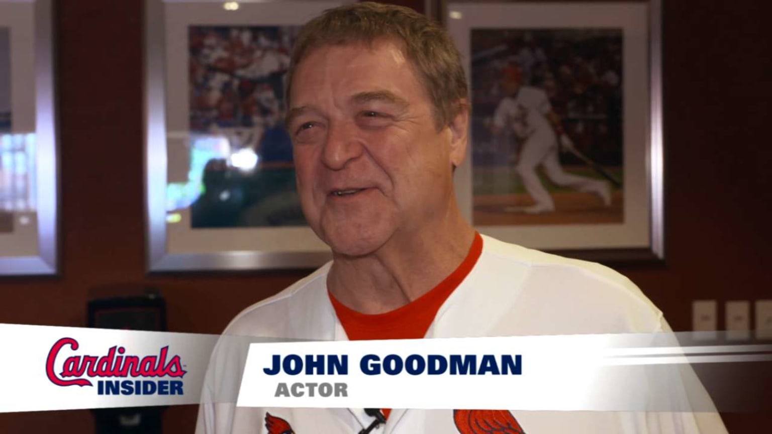 Behind the scenes at Busch with John Goodman | 07/26/2016 | St. Louis ...