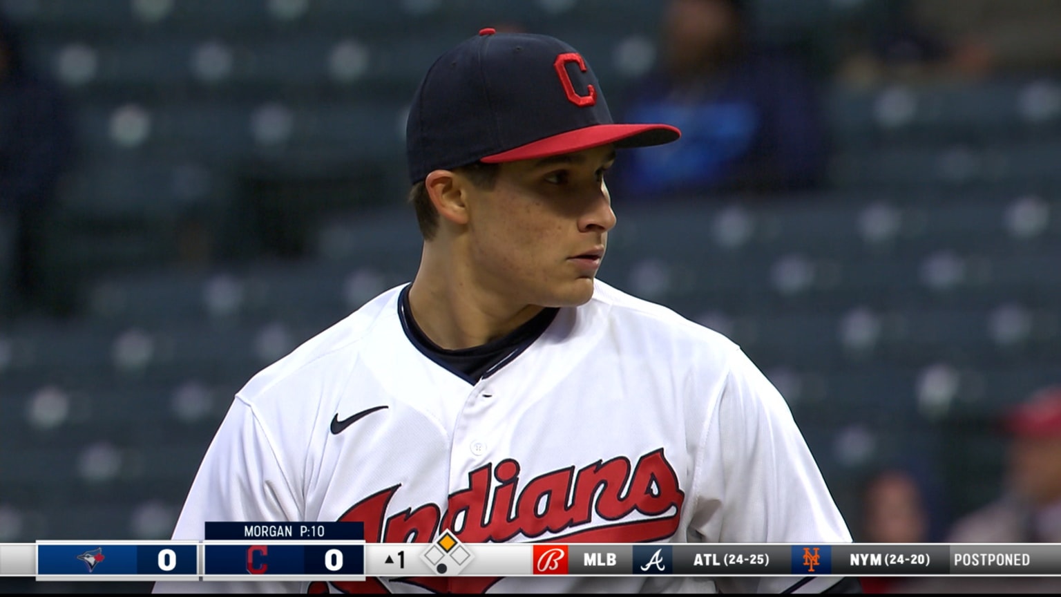 Eli Morgan records his 1st Major League out | 05/28/2021 | Cleveland ...
