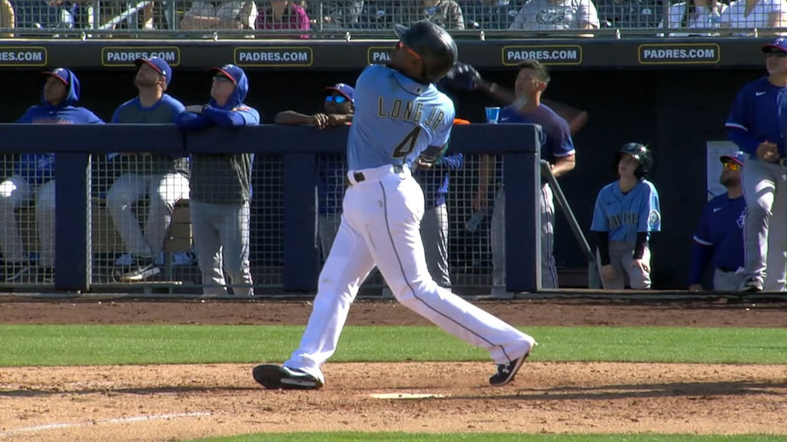 Shed Long Jr. crushes an RBI double to right field | 02/23/2020 ...