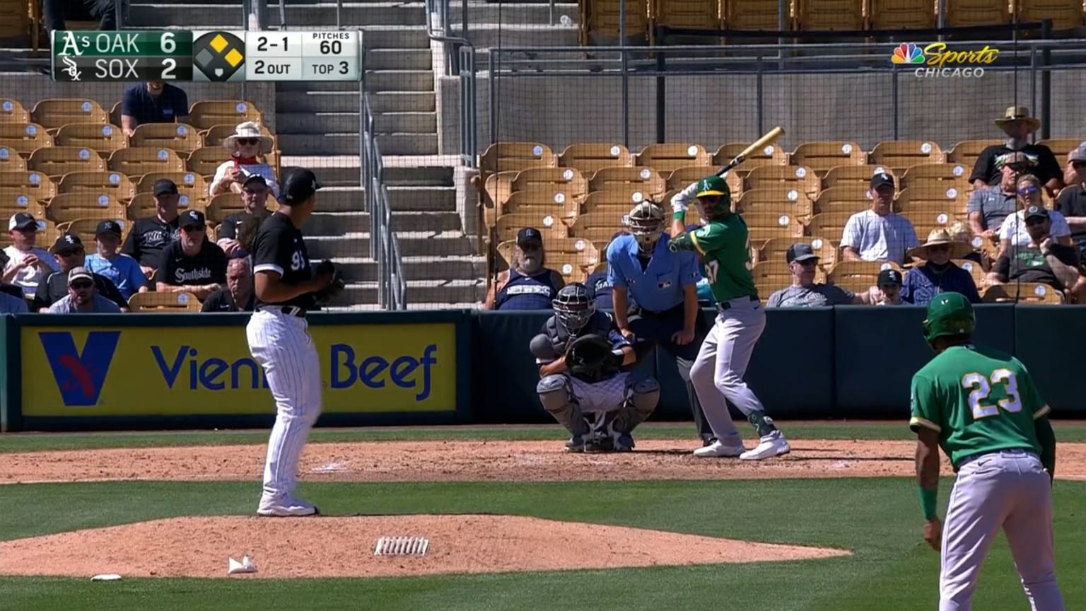 Drew Jackson lines an RBI single to center field | 04/01/2022 | Athletics