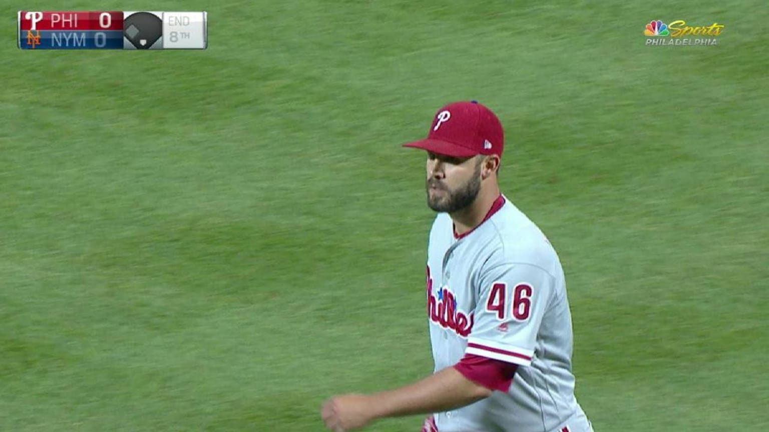 PHI@NYM: Morgan gets big out to end the 8th | 07/11/2018 | Philadelphia ...