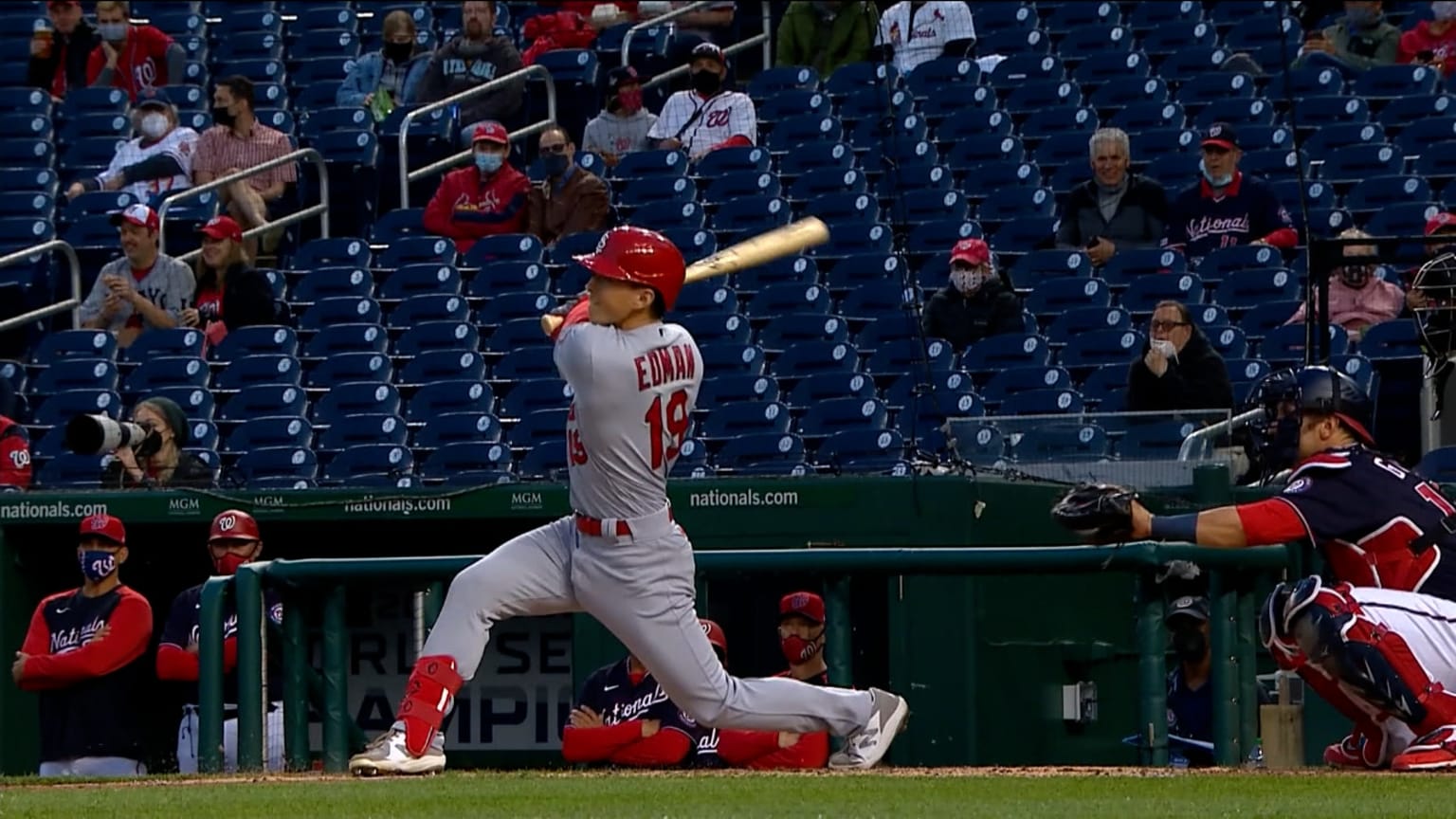 Tommy Edman crushes a two-run home run in the 3rd | 04/19/2021 | St ...