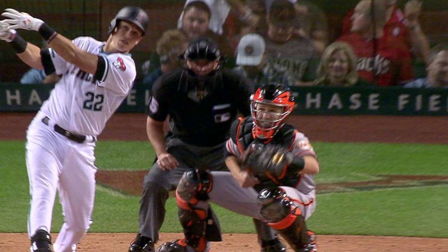 SF@ARI: Lamb hits a two-run homer to right-center | 04/04/2017 ...