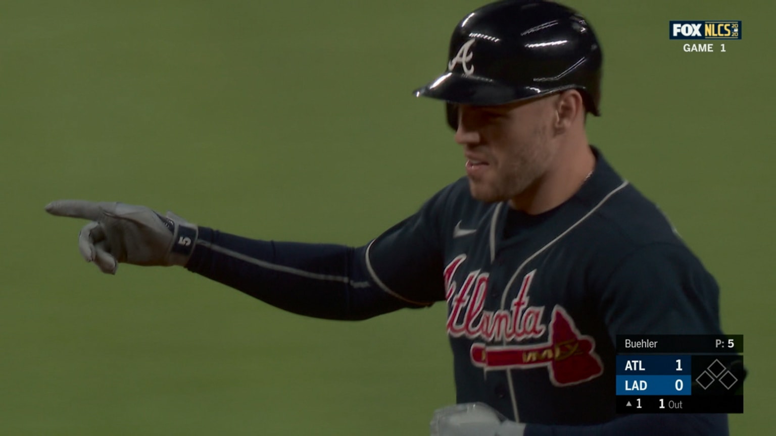 Freddie Freeman smashes a solo home run in the 1st | 10/12/2020 | MLB.com