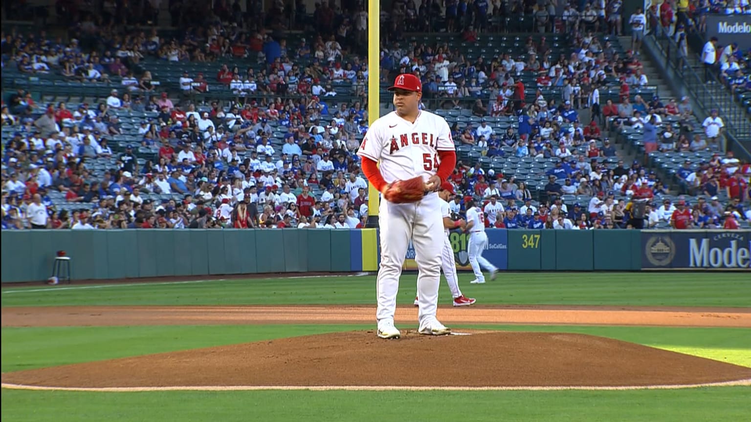 José Suarez strikes out six Dodgers in his 11th start | 07/16/2022 ...
