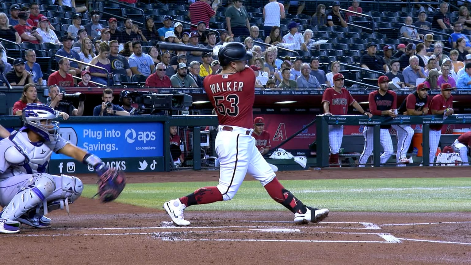 Christian Walker belts a two-run home run to left | 08/07/2022 ...
