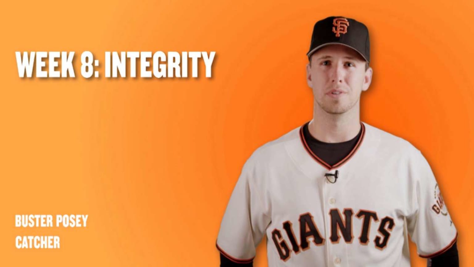 Junior Giants: Week 8 - Integrity | 03/18/2016 | San Francisco Giants
