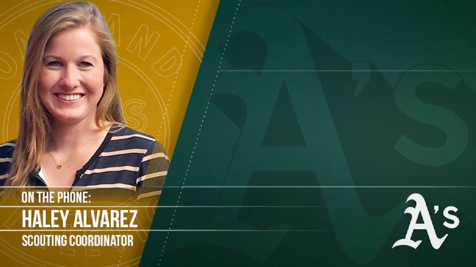 Haley Alvarez talks about her role with the A's | 12/22/2017 | Athletics