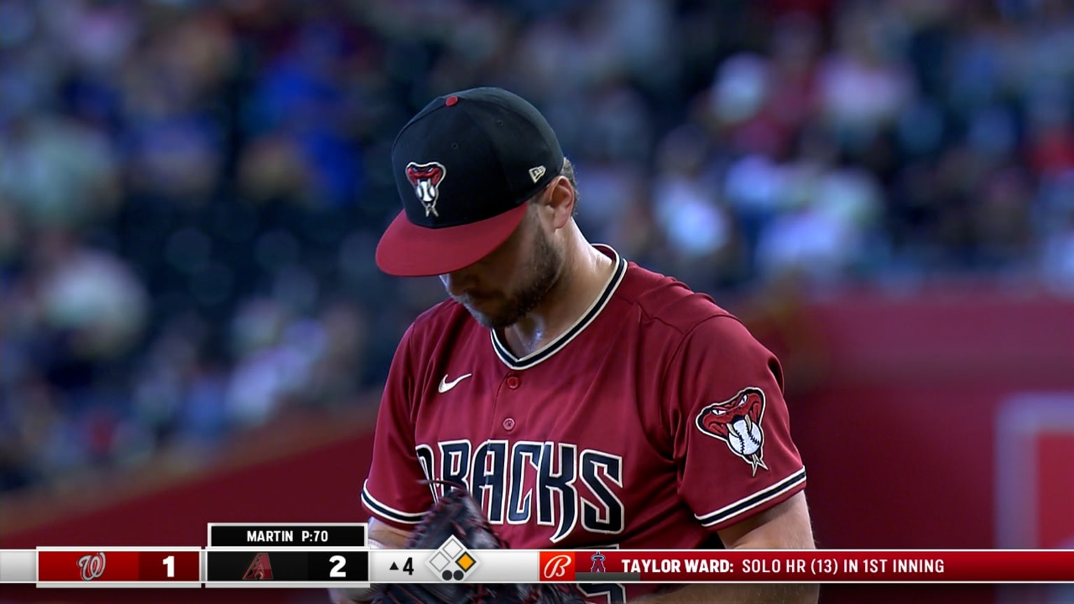 Corbin Martin gets Robles to strike out swinging | 07/24/2022 | Arizona ...