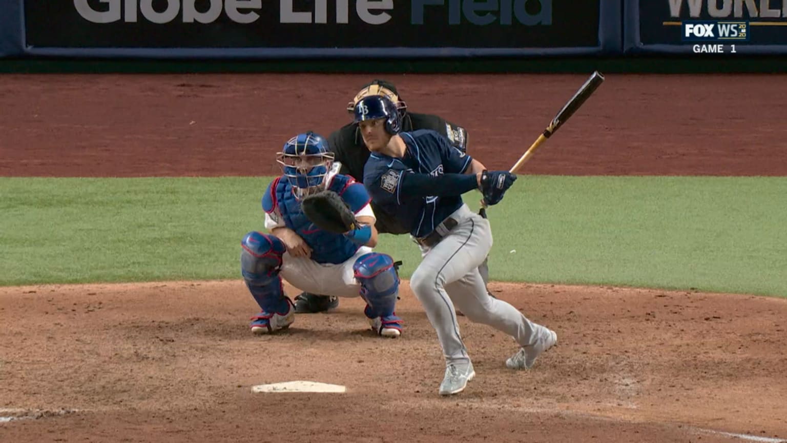 Mike Brosseau smacks an RBI single in the 7th | 10/20/2020 | MLB.com