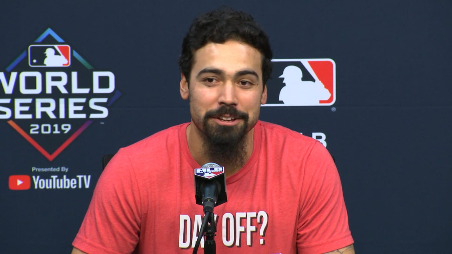 WS2019 Gm6: Rendon discusses his 5-RBI game | 10/29/2019 | Washington ...