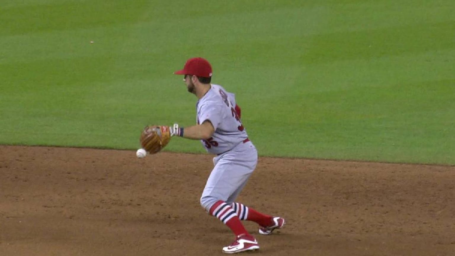 Dee Gordon reaches on a fielding error by shortstop Greg Garcia. | 07 ...