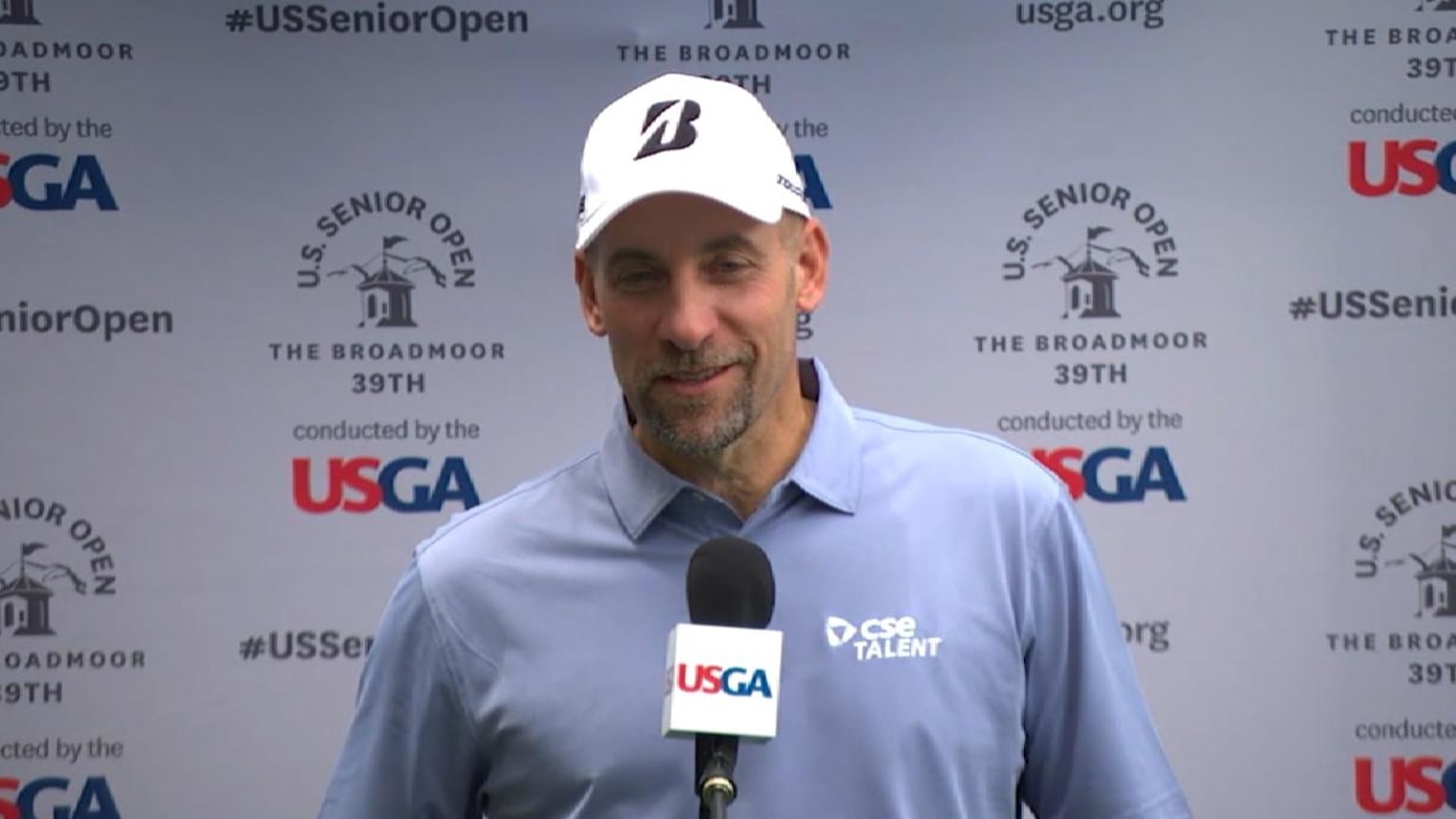 Smoltz talks about his opening round at Senior Open | 06/29/2018 ...