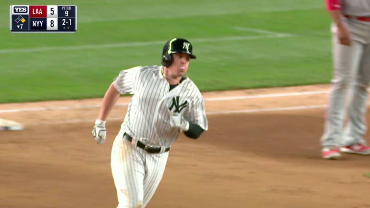 LAA@NYY: Parmelee scorches second homer of the game | 06/08/2016 | New ...