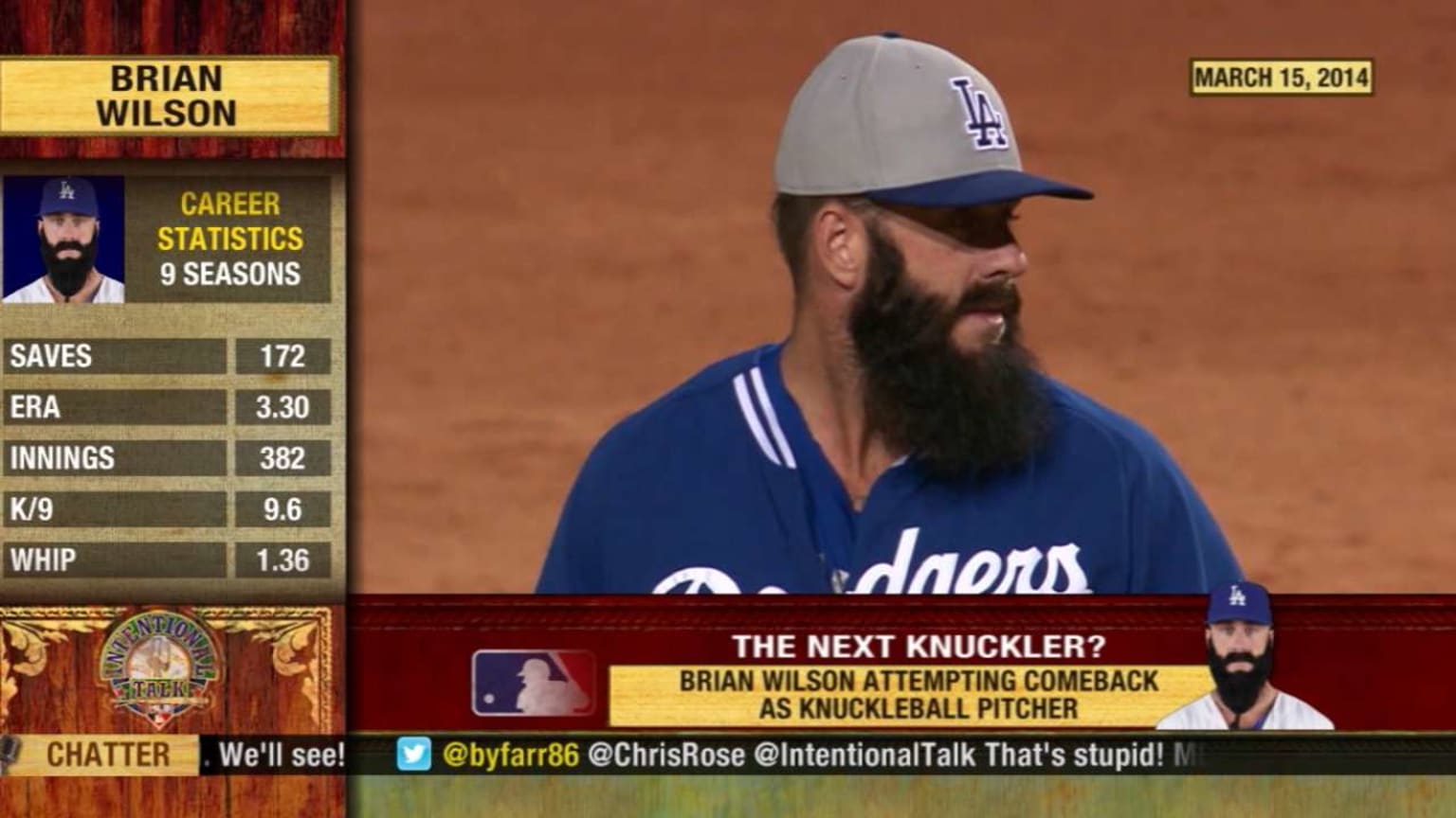 brian wilson dodgers stats