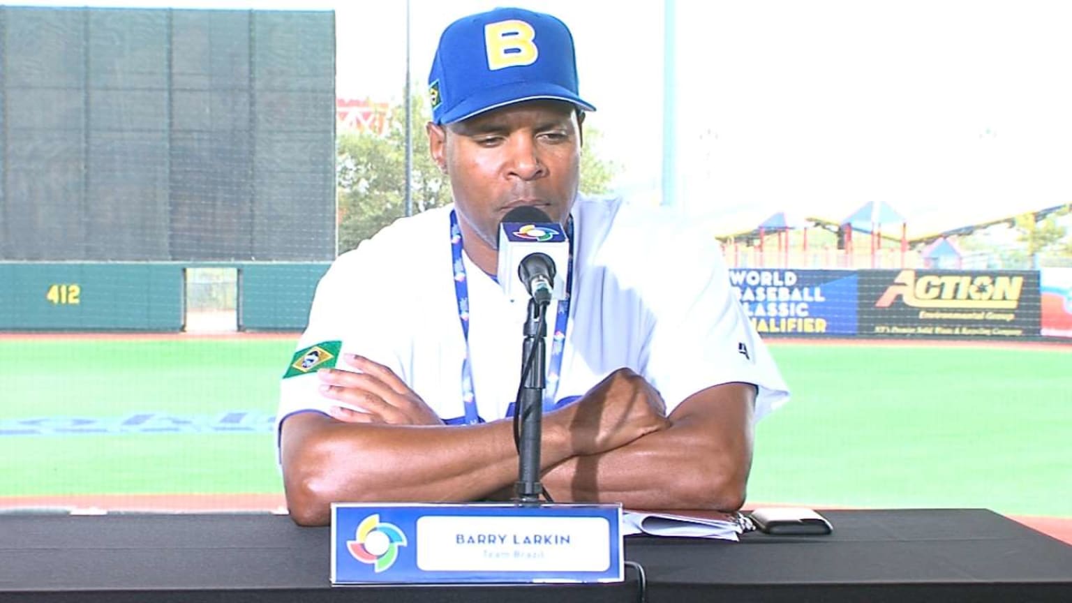 Larkin discusses pressure to perform for Brazil | 09/21/2016 | MLB.com