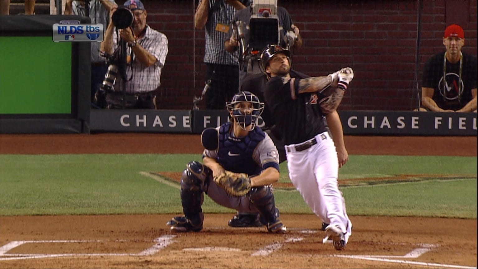 2011 NLDS Gm4: Ryan Roberts hits grand slam in 1st | 10/05/2011 ...